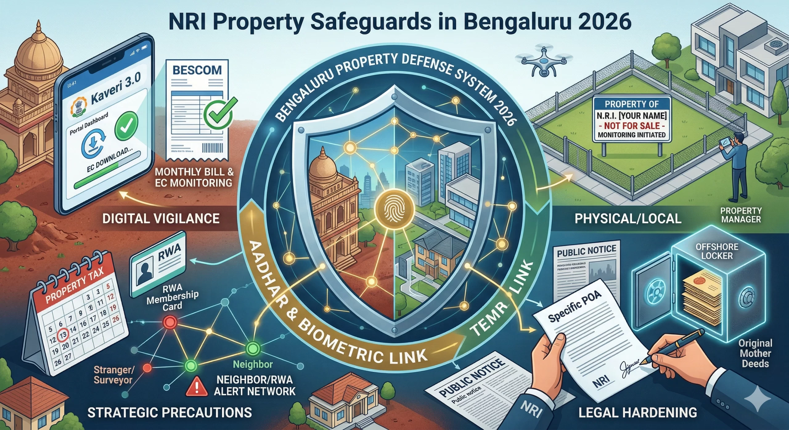 Tips for NRI`s to safeguard their properties in Bangalore - Propheadlines